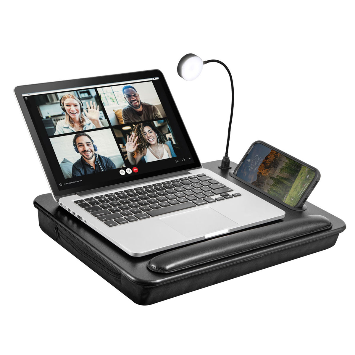 Sidekick Pro Lap Desk with LED Conference Light – LapGear®